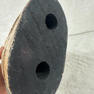 Vintage | Accents | Vintage Folk Art Hand Carved Wood Female Figure ...